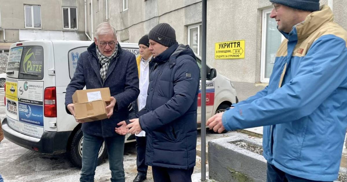 Une délégation malmédienne en Ukraine pour apporter du matériel médical ...